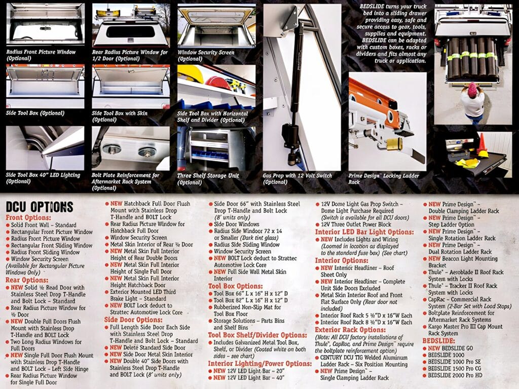 Deluxe Commercial Utility DCU Truck Toppers - Kalispell, MT - Protech ...